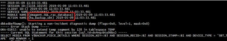Oracle 13c oem 升级agent 报错ORA-01652 - 墨天轮